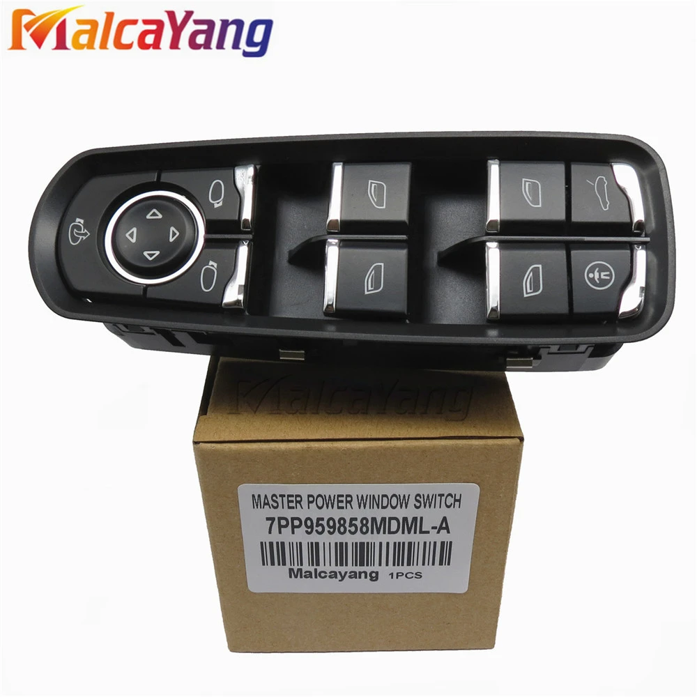 7pp959858mdml Power Window Switch For Porsche Panamera Cayenne Macan ...