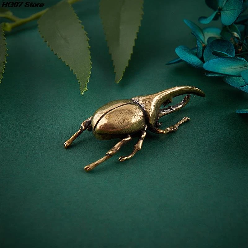 Beetle Ornament Home Decoration | Copper Flowerpot Decorations - Brass ...