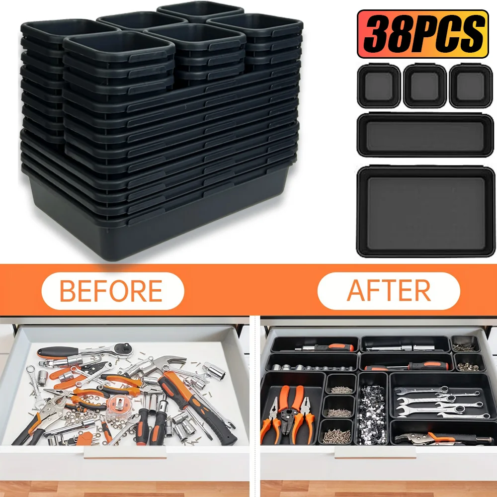 38-24-8pcs-Tool-Box-Drawer-Organizer-Tray-Dividers-Set-Workbench ...