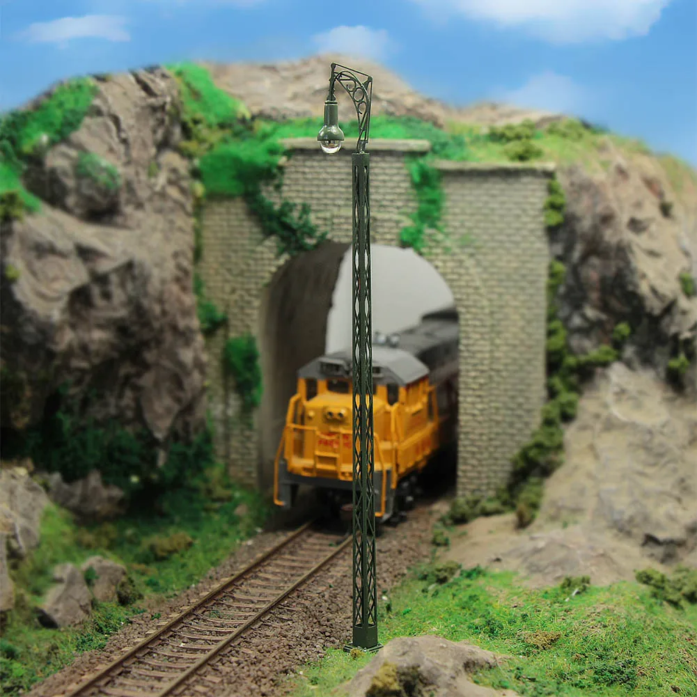Evemodel-3pcs-Model-Railway-OO-HO-Scale-1-87-Lights-Lattice-Mast-Lamp ...