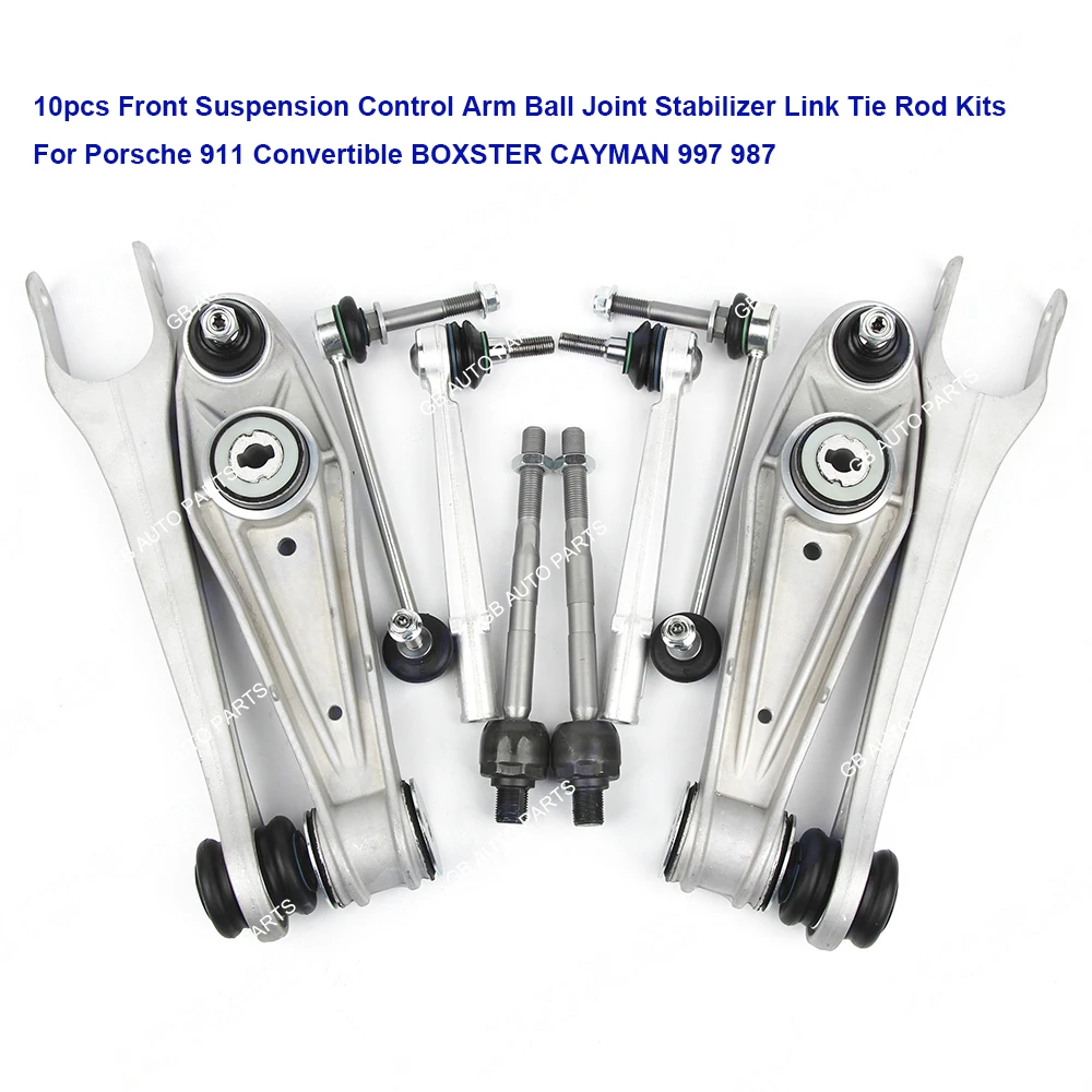 10X Front Suspension Control Arm Ball Joint Stabilizer Link Tie Rod ...