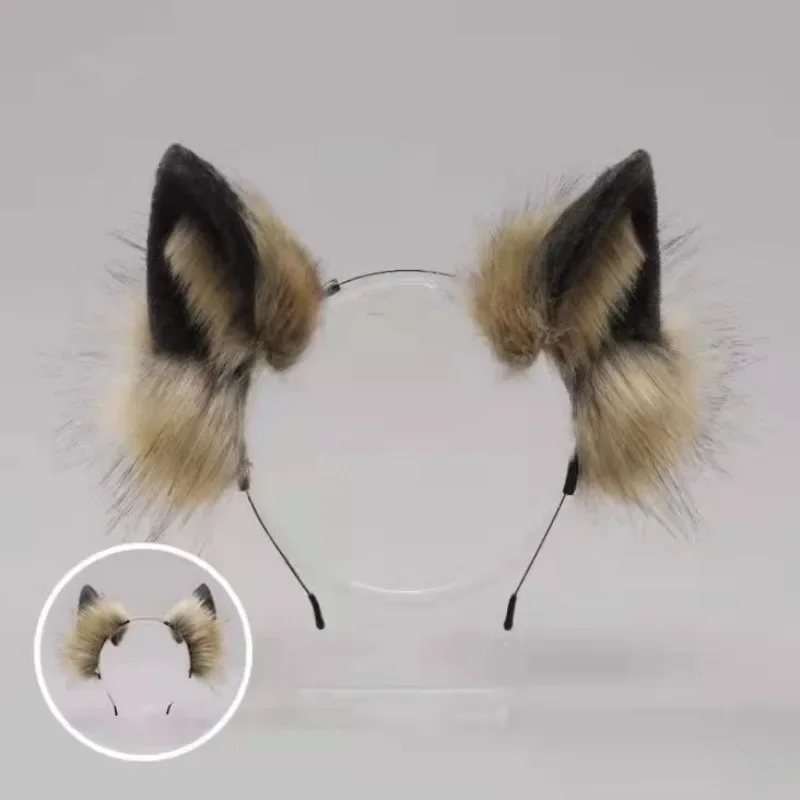 New-Red-Fox-Anime-Beast-Ear-Beast-Tail-Wolf-Ear-Cat-Ear-Headband-Custom ...