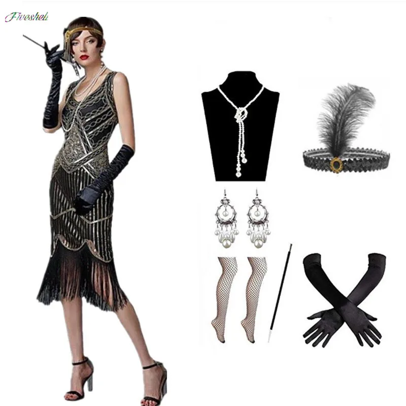 1920s-vintage-flapper-meninas-gatsby-vestido-de-festa-para-as-mulheres ...