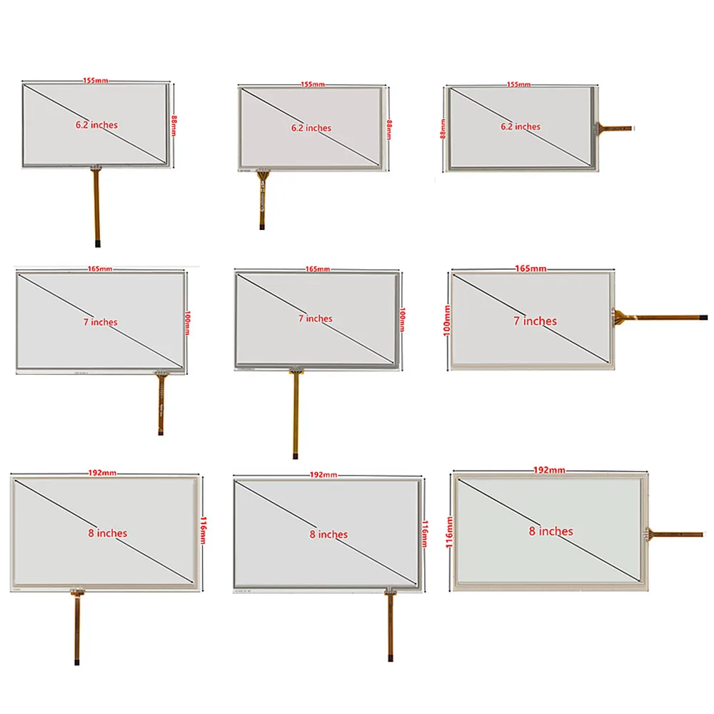 Universal-6-2-7-8-9-inch-4Pin-Resistance-Digitizer-Touch-Screen-Panel ...