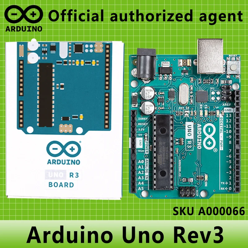 Arduino Uno Rev3 A000066 Authentic Italian product ATmega328P avr ...