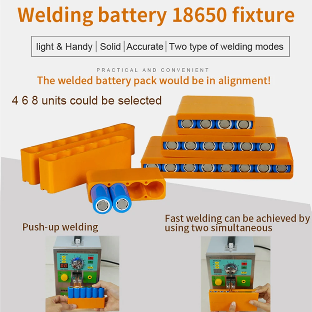 18650 Battery Fixture Fixed For Spot Welding Lithium Battery Pack Weld ...