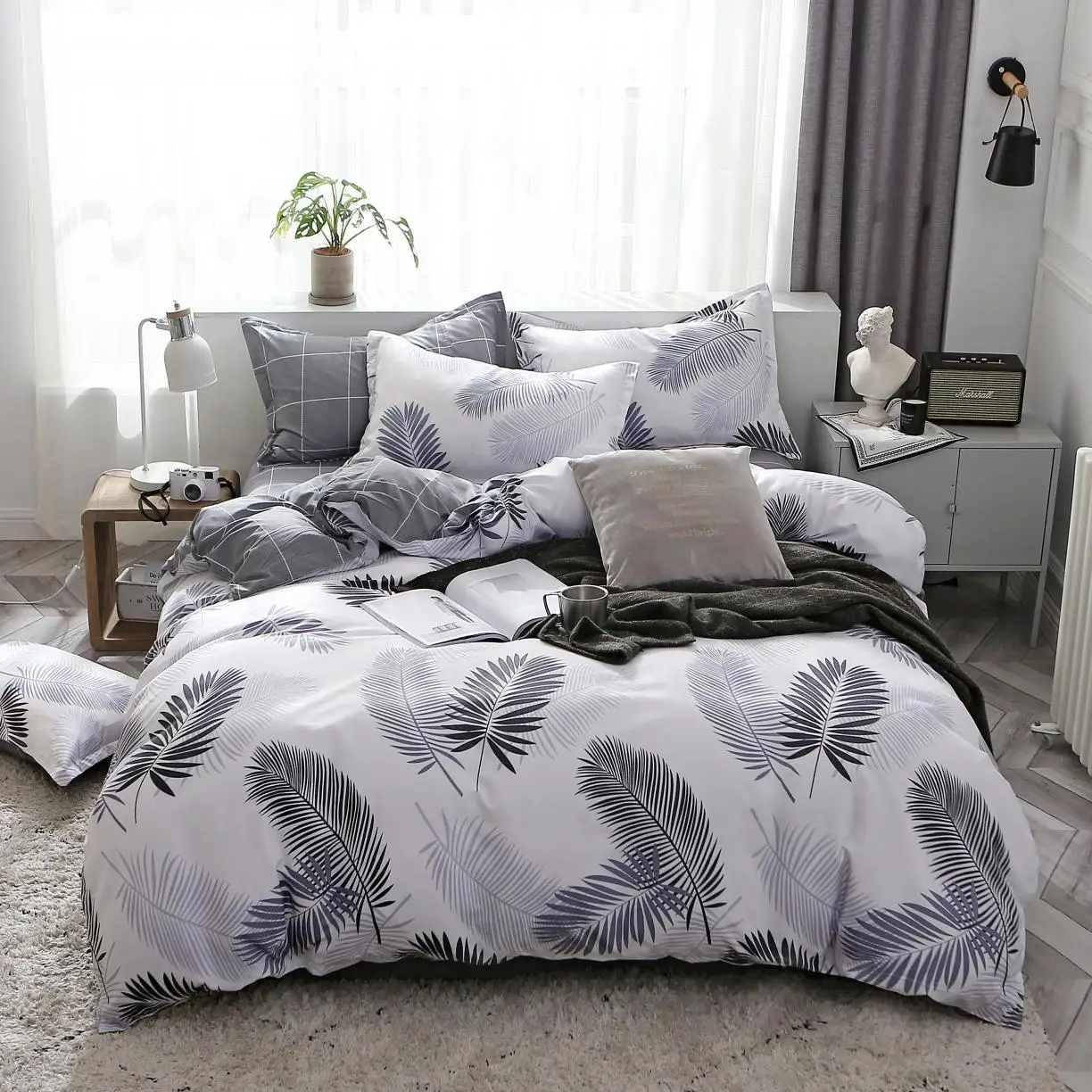 Edred-n-de-microfibra-para-cama-doble-ropa-de-cama-de-tama-o-queen-king ...