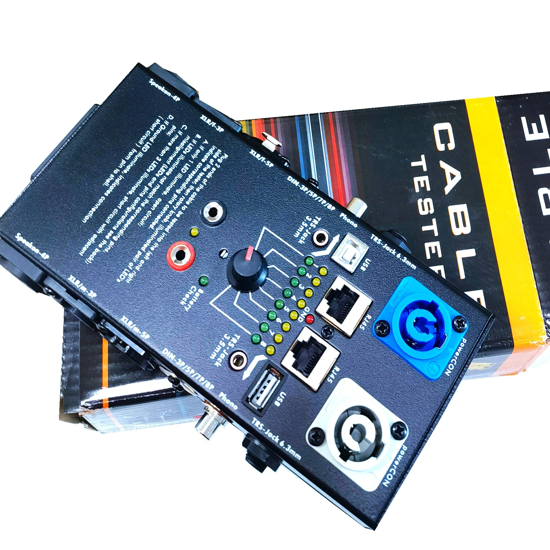 Rj45-Network-Lan-Cable-Tester-Rj45-Usb-Micro-Usb-Hdmi-Powercon-Cable ...