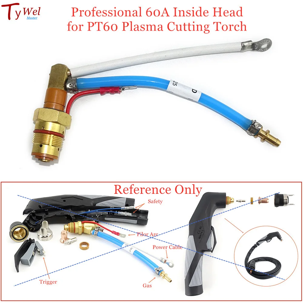 Professional-60A-PT60-Plasma-Cutting-Torch-Body-Pneumatic-Ignition ...