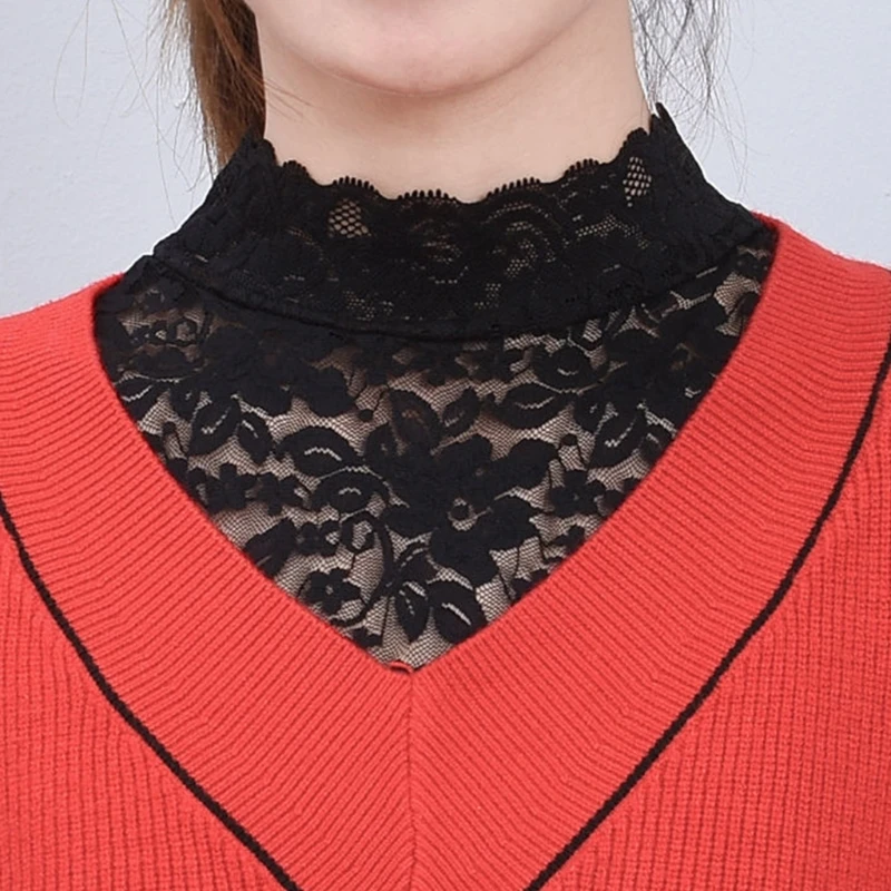 All match High stretch Lace Decorative Fake Collar Elegant Fashionable ...