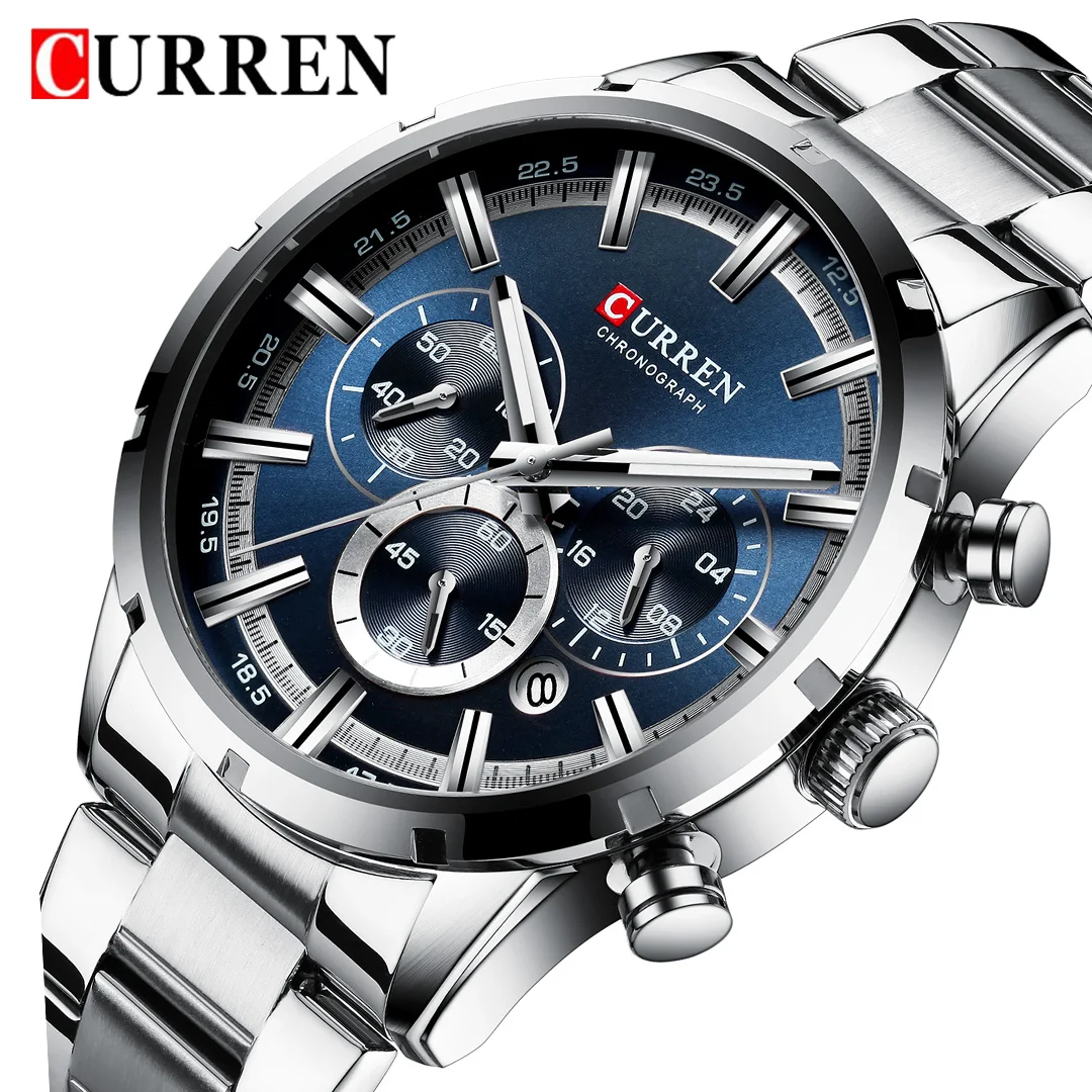 CURREN-Top-Luxury-Fashion-Quartz-Men-s-Watches-Stainless-Steel-Classic ...