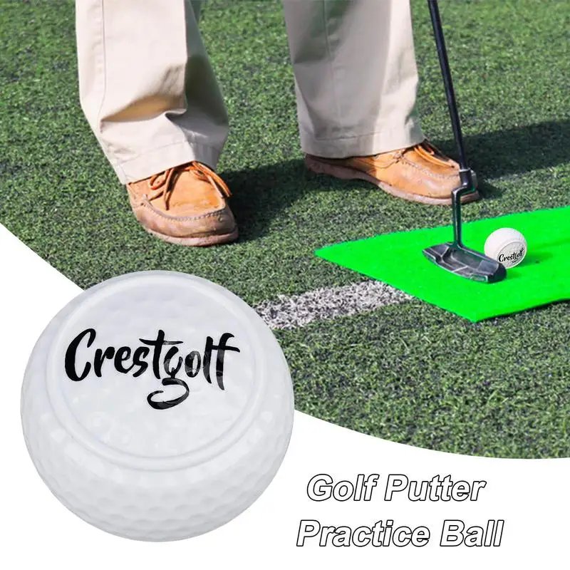 Golf-Putter-Practice-Ball-Novelty-Putting-Practice-Flat-Golf-Balls ...