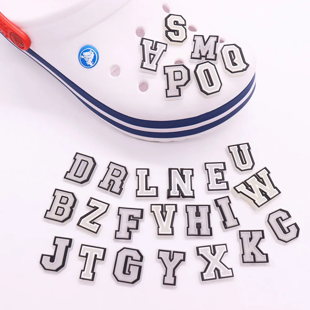 1PCS-Luminous-A-Z-Alphabet-Shoes-Charms-Accessories-Buckle-Clog-Sandals ...