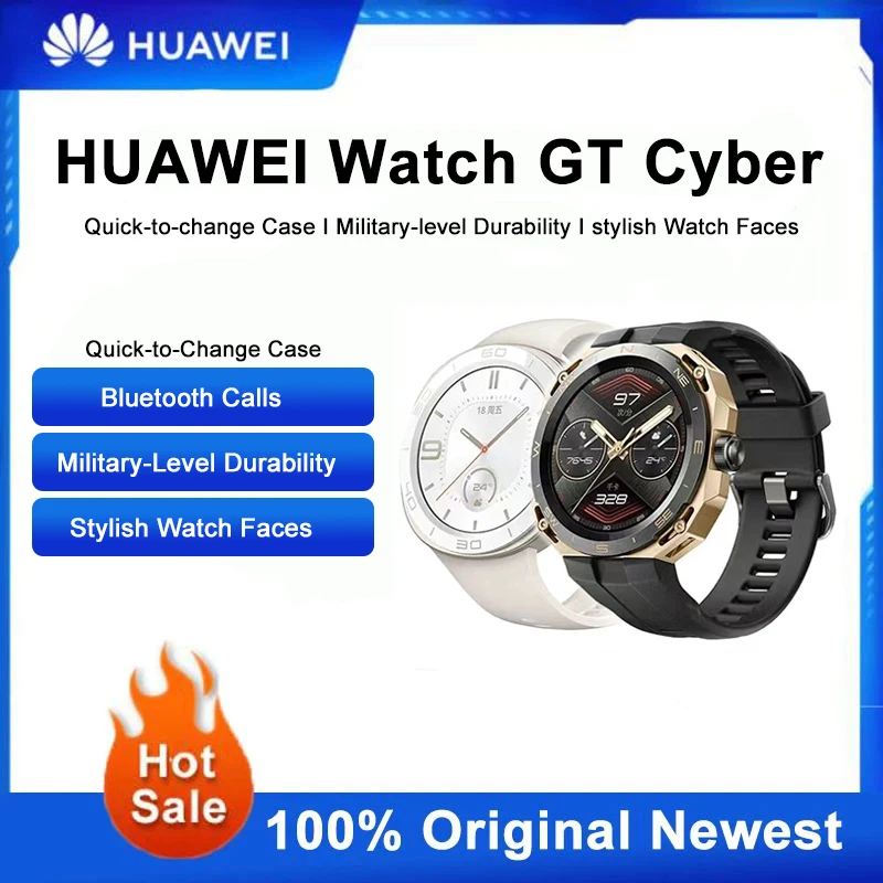 Original-HUAWEI-WATCH-GT-Cyber-SmartWatch-Bluetooth-Call-Health ...