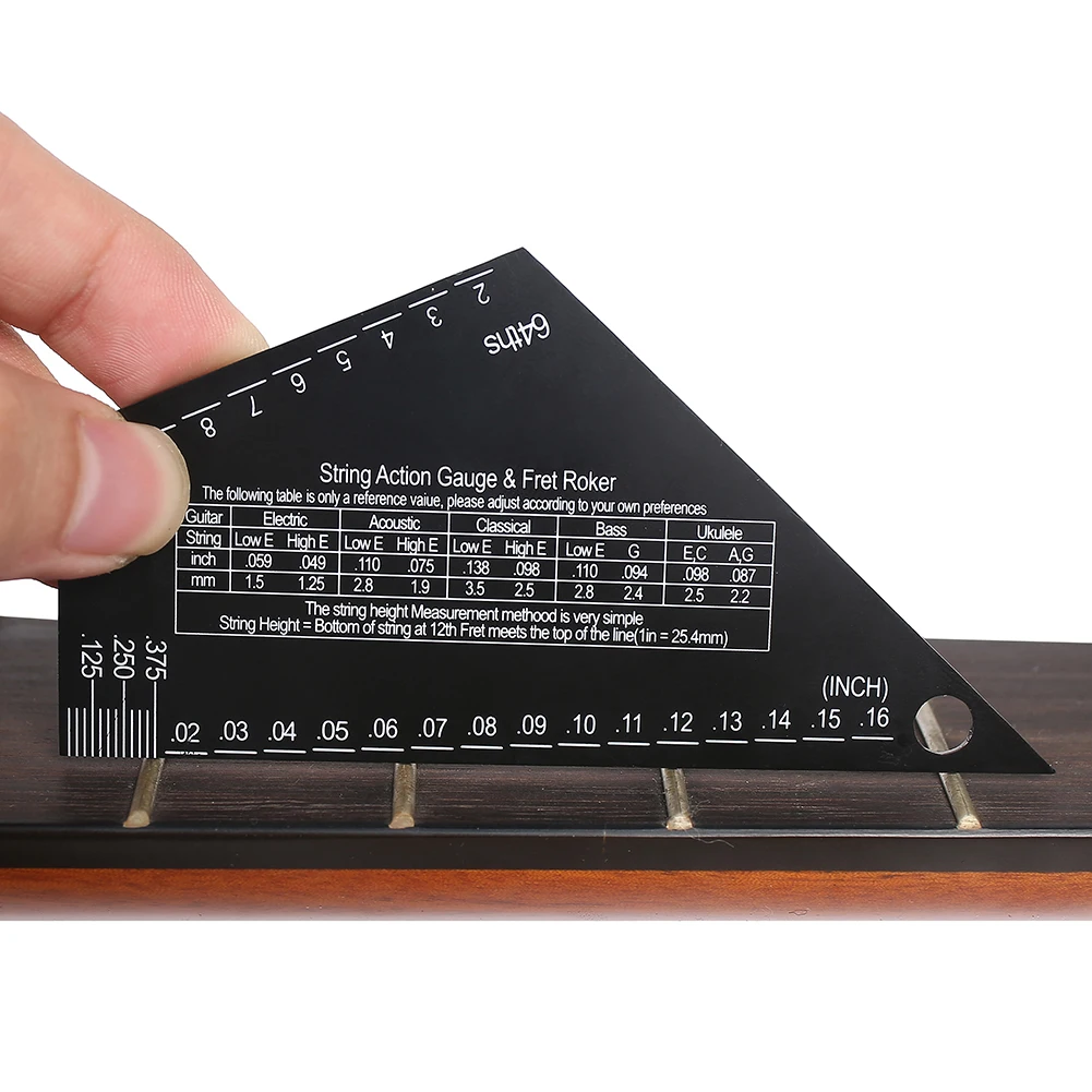 Stainless-Steel-Guitar-Fret-Leveling-Ruler-Fingerboard-Measuring-Tool ...