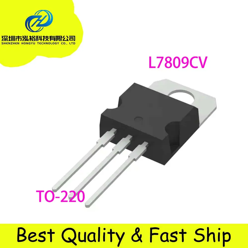 10 Pcs/Lots L7809CV L7809C L7809 7809 LM7809 MC7809 IC REG LINEAR 9V 1 ...