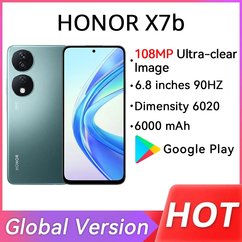 Global-Version-Original-HONOR-X7b-4G-Smartphone-6-8-Snapdragon-680 ...