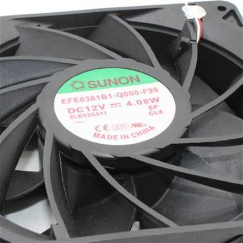 Sunon EFE0381B1-Q000-F99 12V 4.08W 14038 Three-wire projector cooling ...