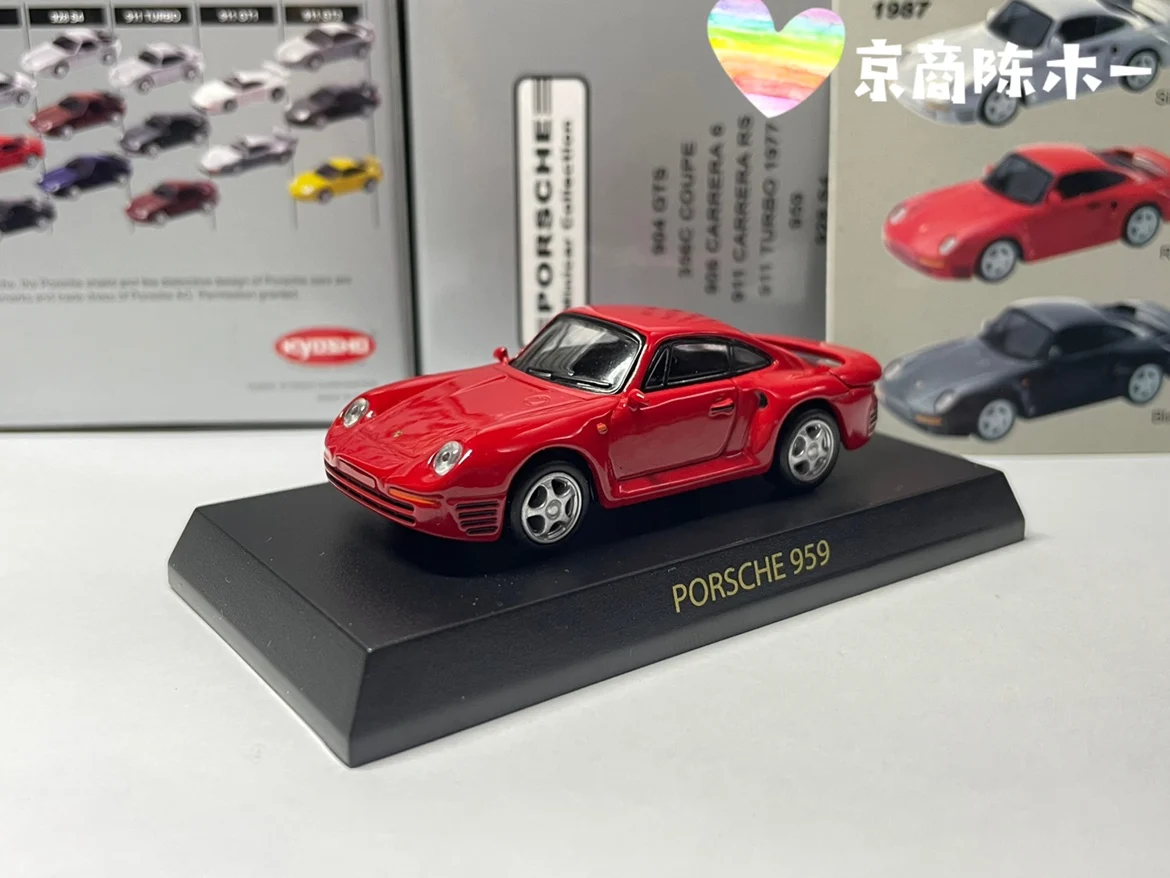 F0959 1:64 Scale Kyosho Die-Cast Car Series PORSCHE 911GT1 1997 KYOSHO 京商 ポルシェ（Kyosho 1⁄64 ...