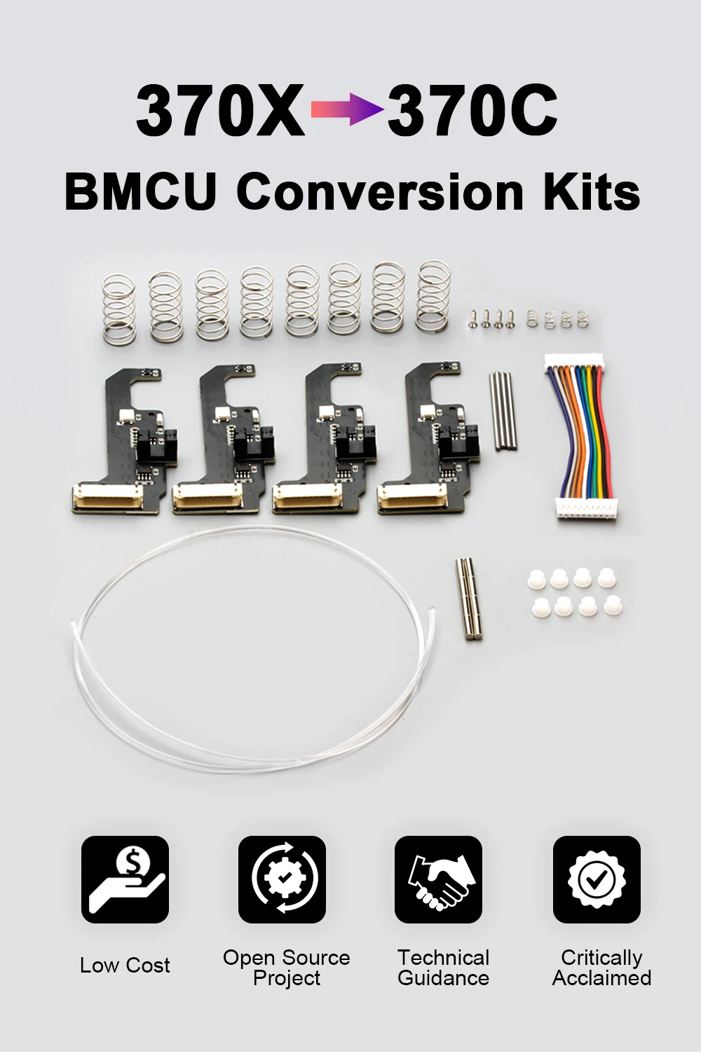 370X to 370C conversion kit for AMS BMCU 370X