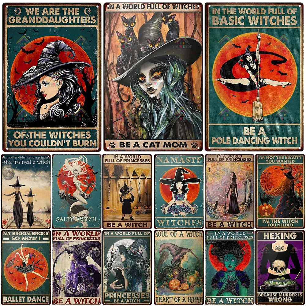 Vintage-Witchery-Poster-for-Cafe-and-Garden-Decor-The-Full-of ...