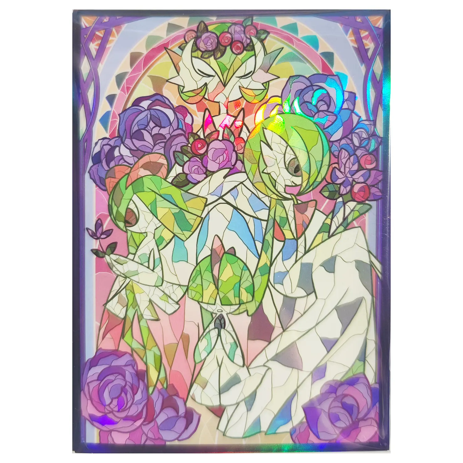 60PCS-HOLO-Anime-Card-Sleeves-66x91mm-Board-Game-Cards-Protector-Card ...