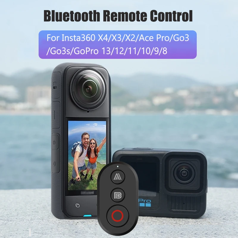 Bluetooth Remote Control for Insta360 X4 X3 X2 Insta 360 Ace Pro 2 ...