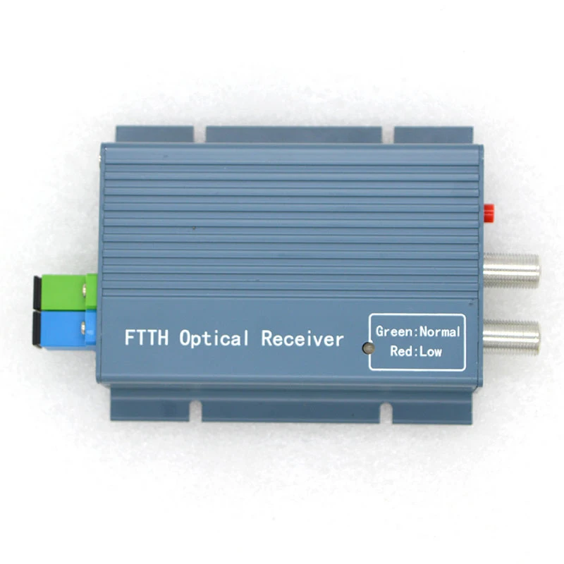 Ftth Fiber Optic Equipment Receiver Media Converter Node With Agc Wdm ...