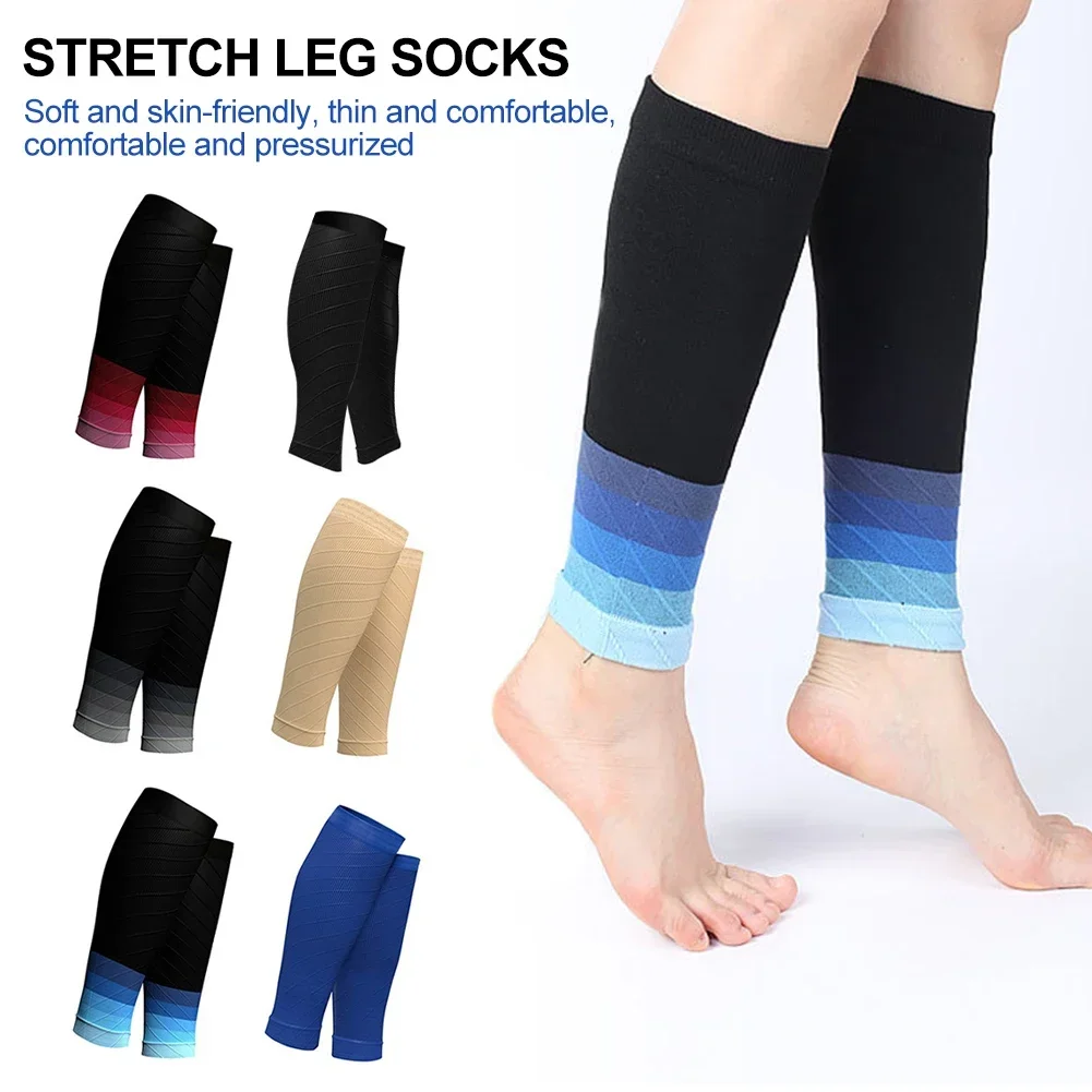 1Pair-Leg-Compression-Socks-Sport-Compression-Calf-Sleeves-Calf-Cramp ...