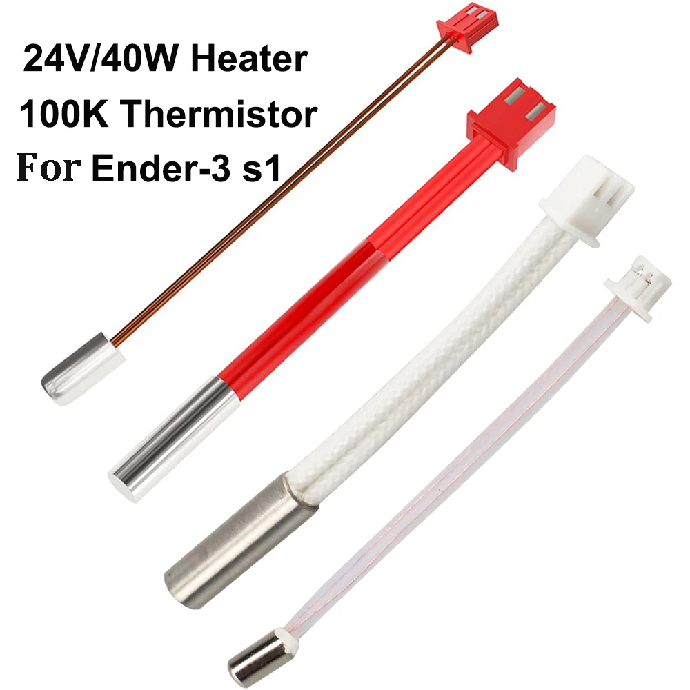 Top-Quality-2pcs-XH2-54-24V-40W-Cartridge-Heater-100K-Thermistor ...