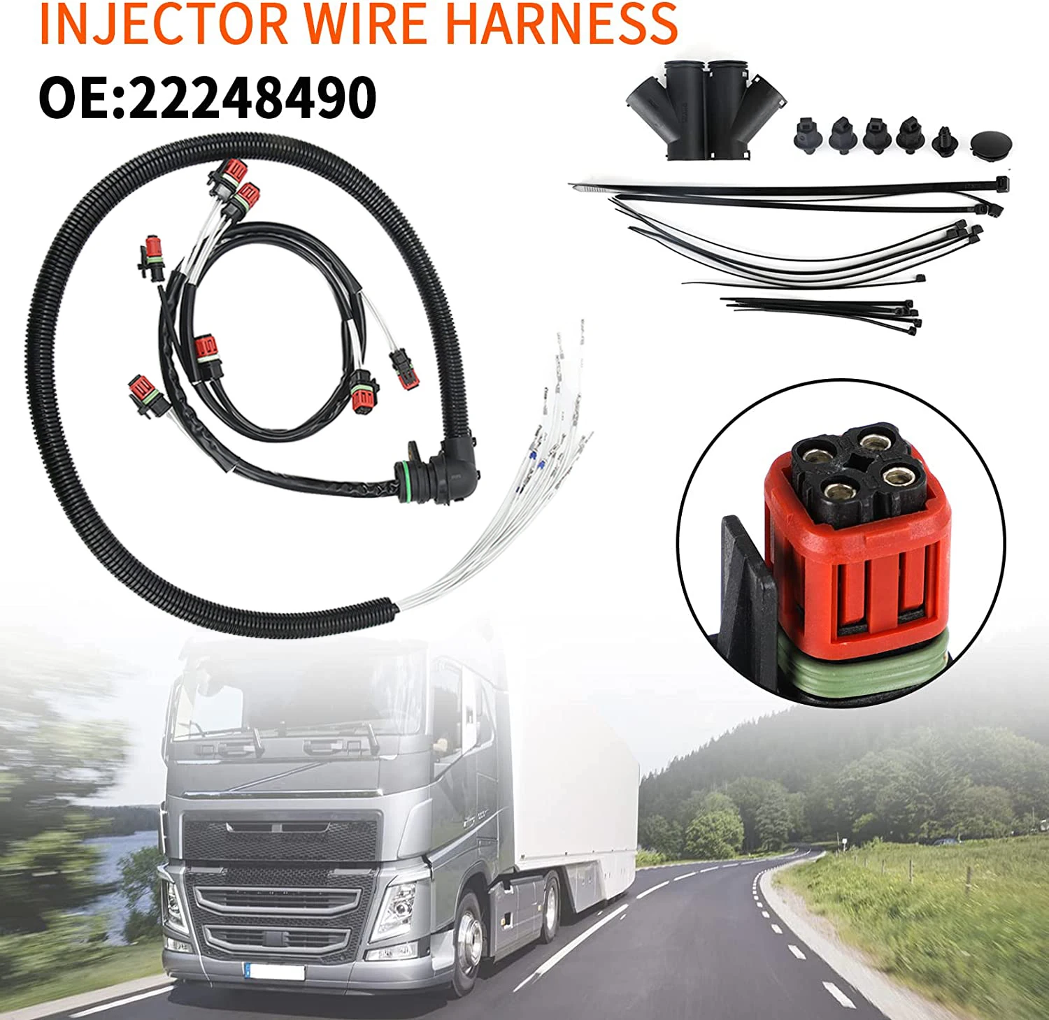 Nova-marca-1-conjunto-22248490-dur-vel-injector-cabo-chicote-de-fios-do ...