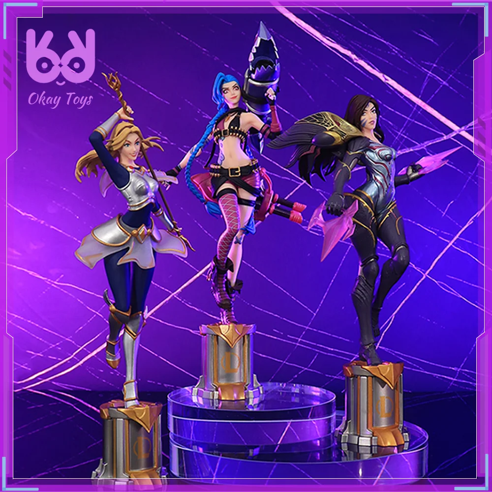 22cm-League-Of-Legends-Anime-Figurine-Luxanna-Crownguard-Lux-Kaisa-Jinx ...