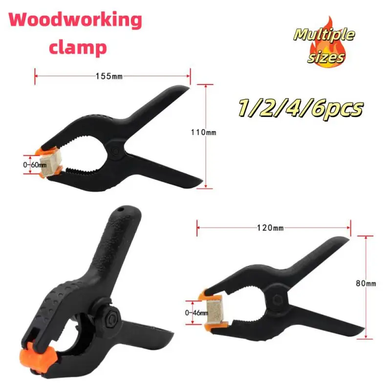 6Pcs-2-4-6inch-A-shape-Plastic-Nylon-Adjustable-Woodworking-Clamps-For ...