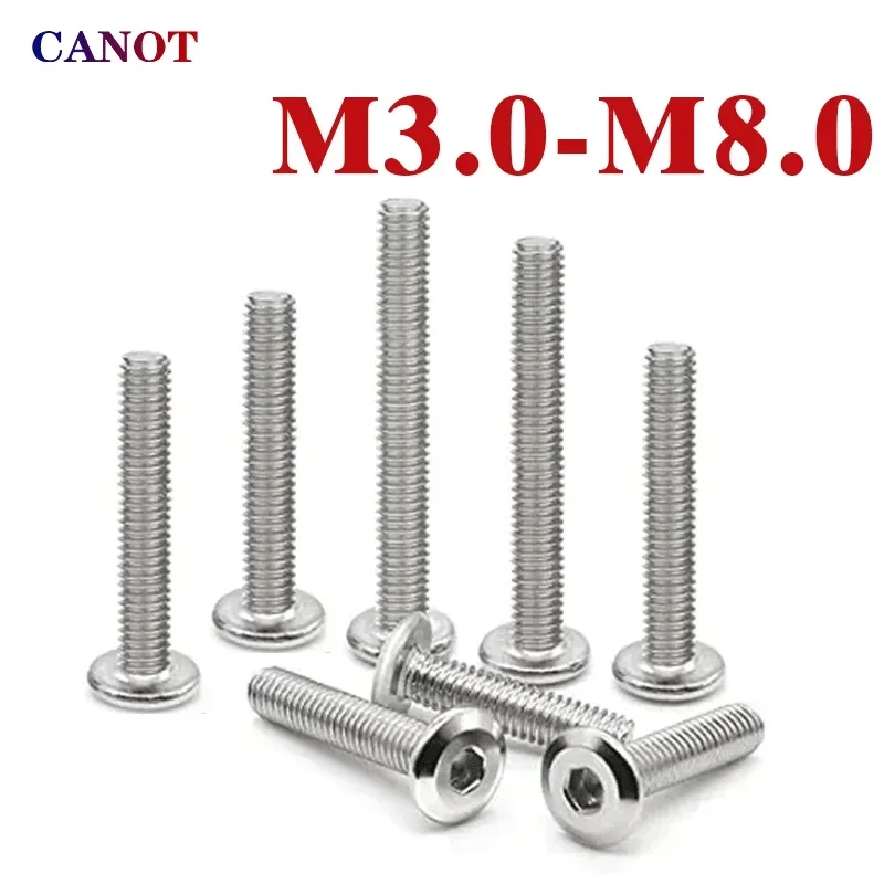 5-10-50X-304-Stainless-Steel-Large-Flat-Hex-Hexagon-Socket-Head-Allen ...