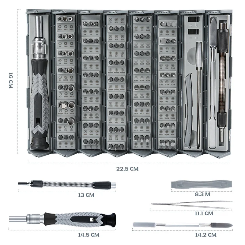 Multifunctional-Precision-Screwdriver-Set-Magnetic-Bits-Tool-Kit-Phone ...