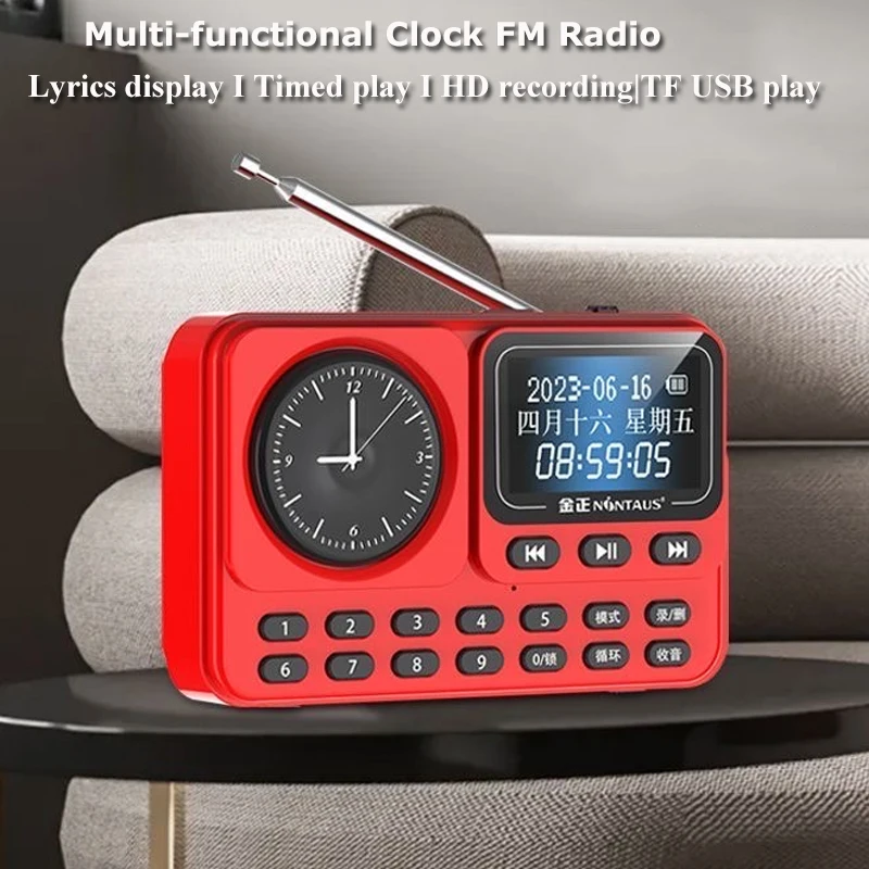 Przeno-ne-Radio-FM-Mini-zegar-odbiornik-radiowy-bezprzewodowy-g-o-nik-Bluetooth-rejestrator-HD ...