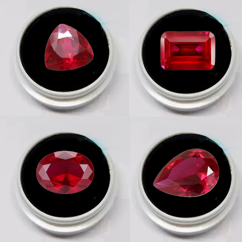 Natural Rubies of Various Shapes Cut Loose Gemstones For Jewellery ...