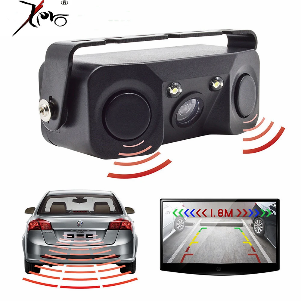Car-rear-view-camera-Night-vision-LED-light-High-definition-Rearview ...