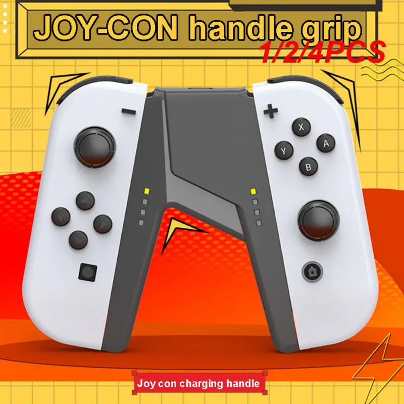 1-2-4PCS-V-shaped-Handle-Grip-For-Switch-JoyCon-Controller-Dock-For ...