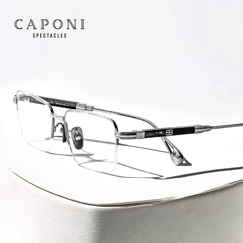 CAPONI-Vintage-Men-s-Glasses-Frame-Pure-Titanium-Acetate-Anti-Blue ...