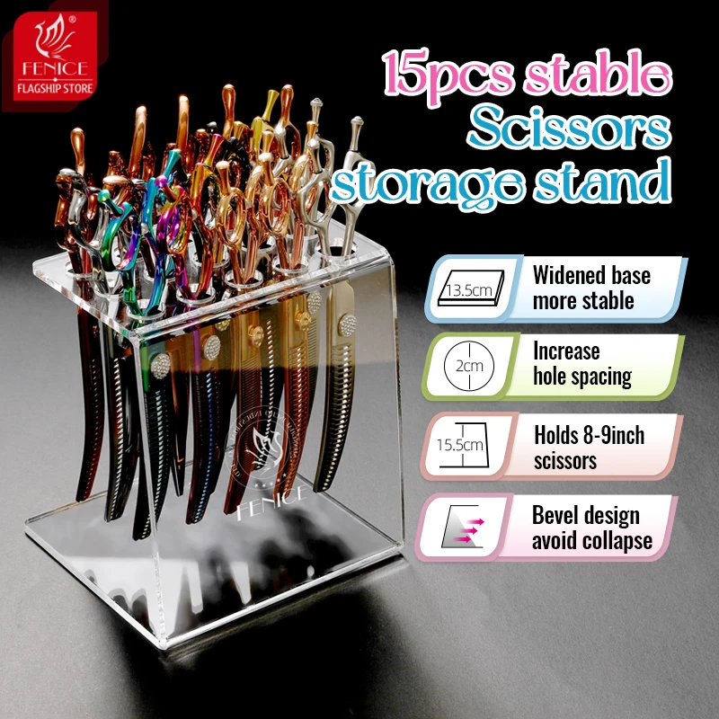 Fenice-Scissors-Holder-Racks-Professional-Barber-Pet-Shears-Display-Stand-Acrylic-Beautician ...