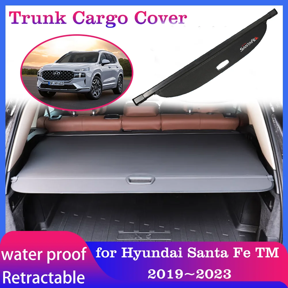 Trunk-Cargo-Cover-for-Hyundai-Santa-Fe-TM-2019-2023-Blinds-Tray-Luggage ...
