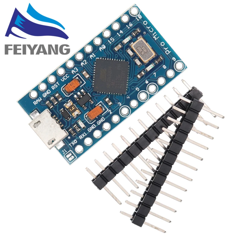 Pro Micro ATmega32U4 5V 16MHz reemplaza ATmega328 para arduino Pro Mini ...