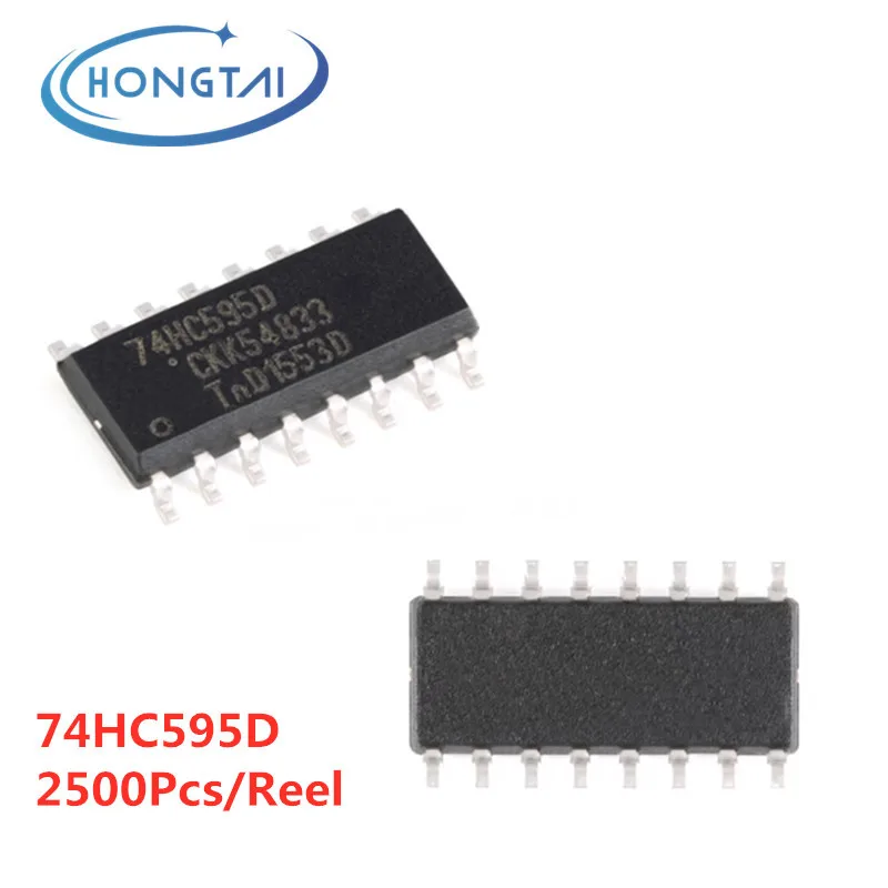 2500PCS-74HC595D-118-SOIC-16-8-bit-serial-or-parallel-output-shift ...