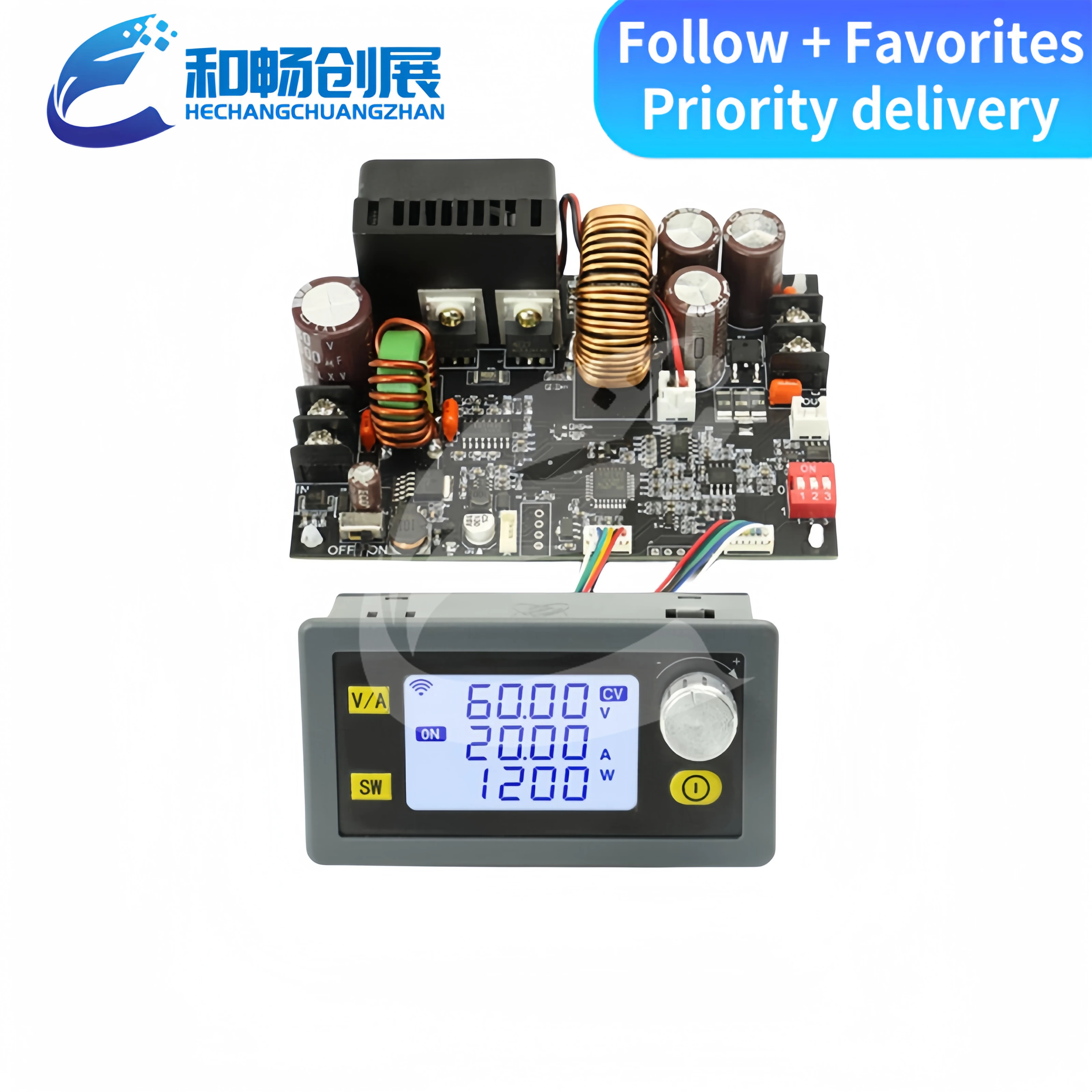 XY6020L-60V-20A-1200W-Buck-Converter-CC-CV-Step-Down-Module-LCD ...