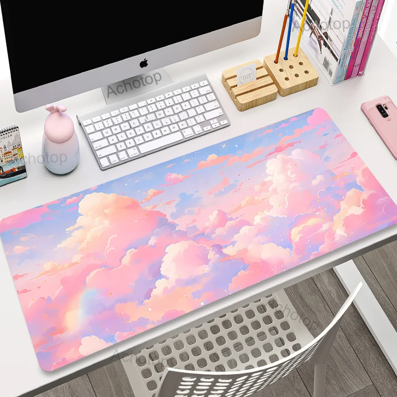 Pink-Clouds-Mouse-Pad-Gamer-Mousepads-Big-Gaming-Mousepad-Kawaii-XXL ...