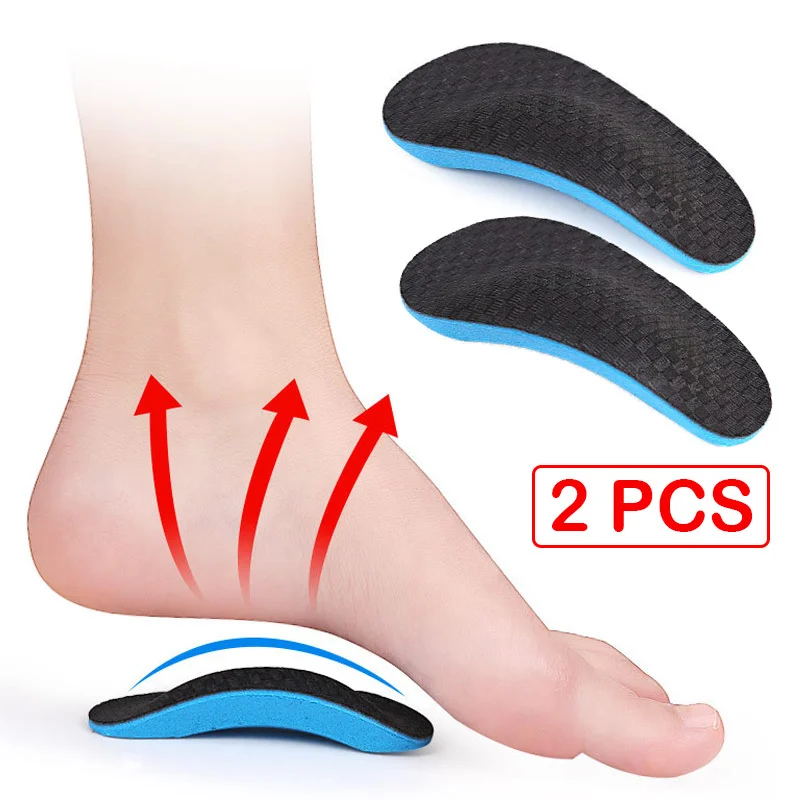 2pcs-High-Arch-Support-Insoles-Pads-EVA-Flat-Feet-Orthotic-Half-Pads ...