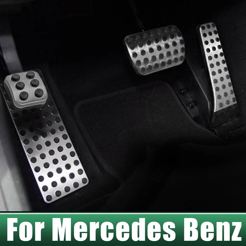 Car-Accelerator-Brake-Pedal-Cover-Pads-For-Mercedes-Benz-AMG-C-E-Class ...