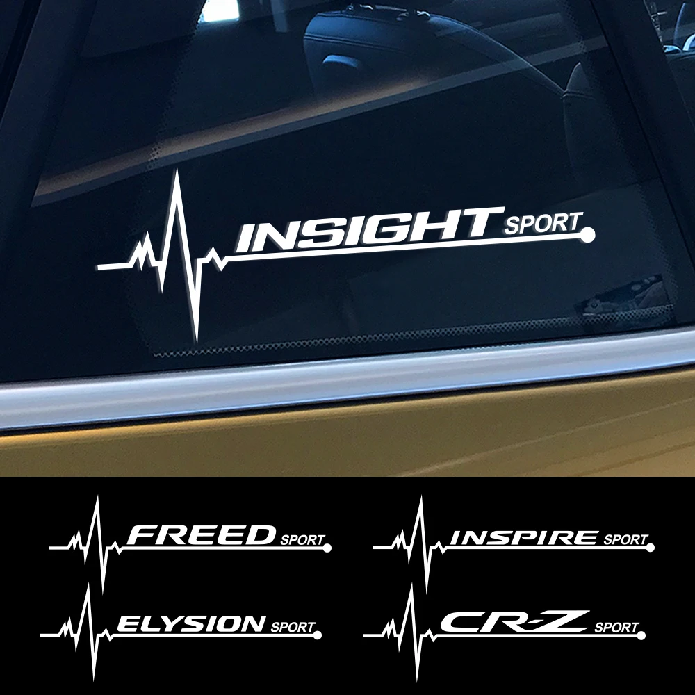 2PCS-Car-Side-Window-Stickers-Decoration-For-Honda-CLARITY-CR-Z-ELYSION ...