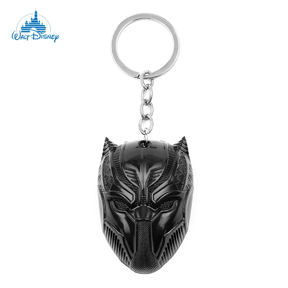 Disney-Marvel-Avengers-Black-Panther-Mask-Keychain-Superhero-Symbol ...